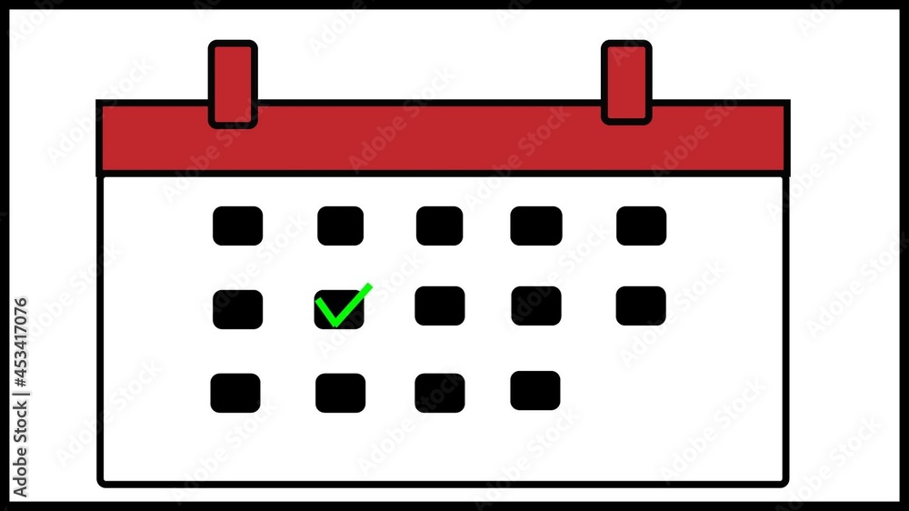 Calender Icon.Flat design best icon.Calendar time schedule icon.Right ...