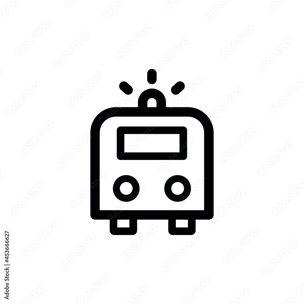 Ambulance icon set. Medical truck vector symbol. Stock Vector | Adobe Stock