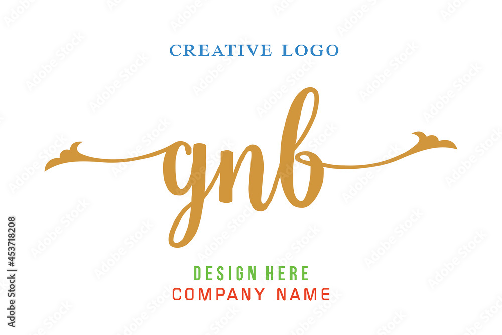 GNB lettering logo is simple, easy to understand and authoritative ...