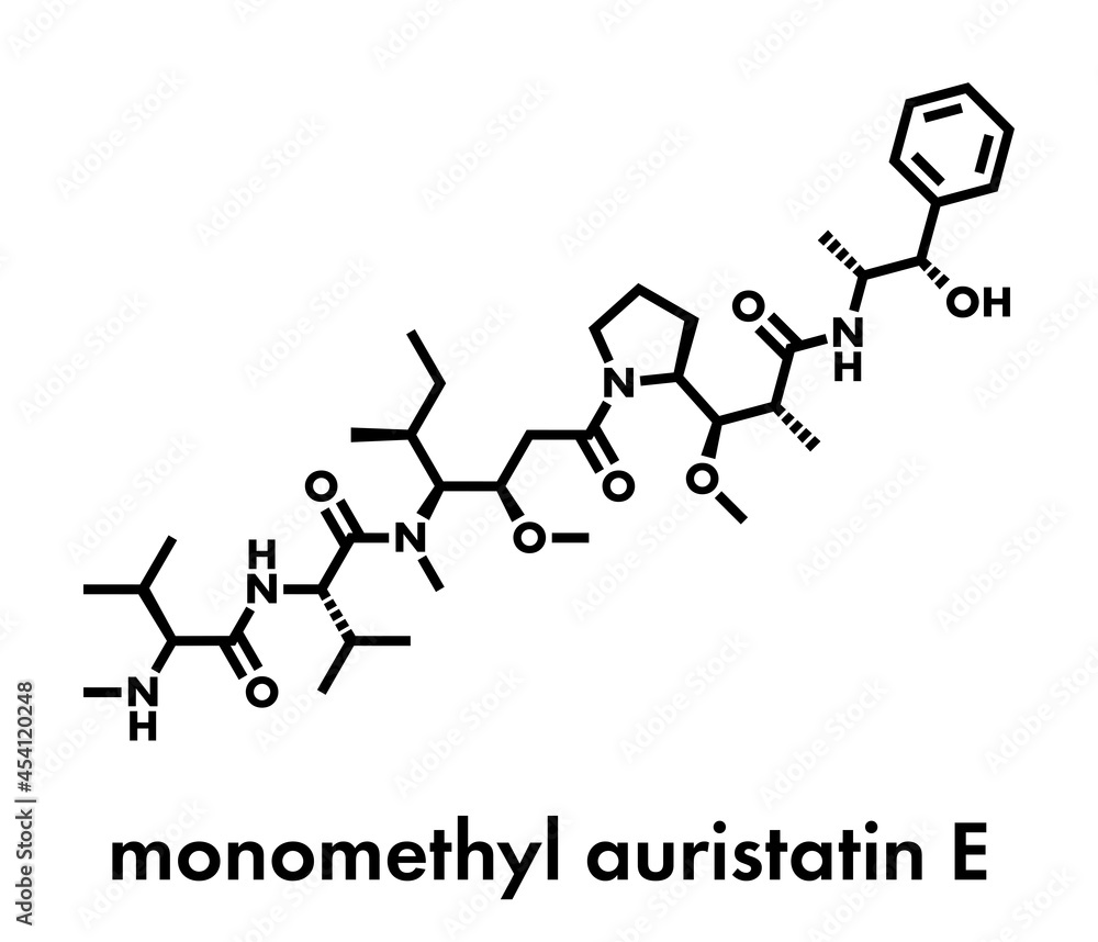 Monomethyl auristatin E (MMAE, vedotin), the cytotoxic payload of ...