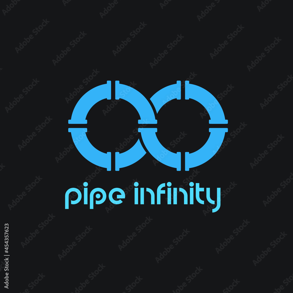 pipe infinity logo exclusive design inspiration Stock Vector | Adobe Stock