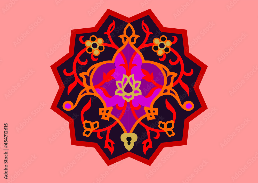 Repainted in another color combination, , Medina Islamic Art Collection ...