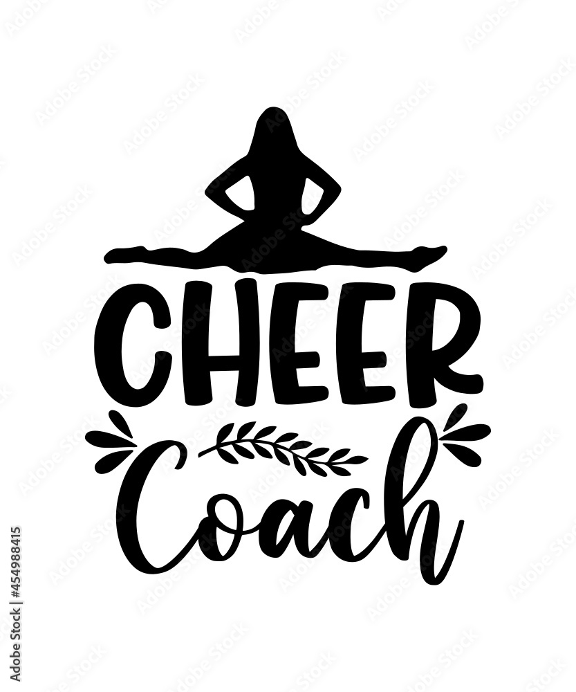Vector de Stock Cheer SVG Bundle, Cheer svg, cheerleading svg ...