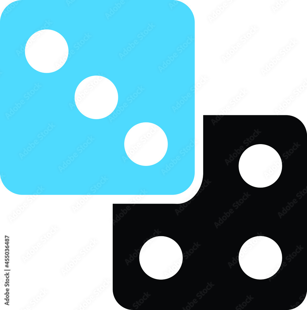 ludo icon Stock Vector | Adobe Stock