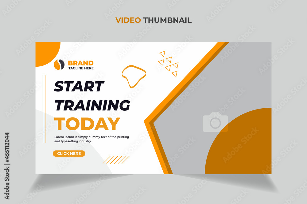 Fitness gym training class thumbnail design, Medical healthcare ...