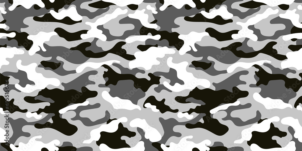 vector camouflage pattern for army. Arctic military camouflage Stock ...