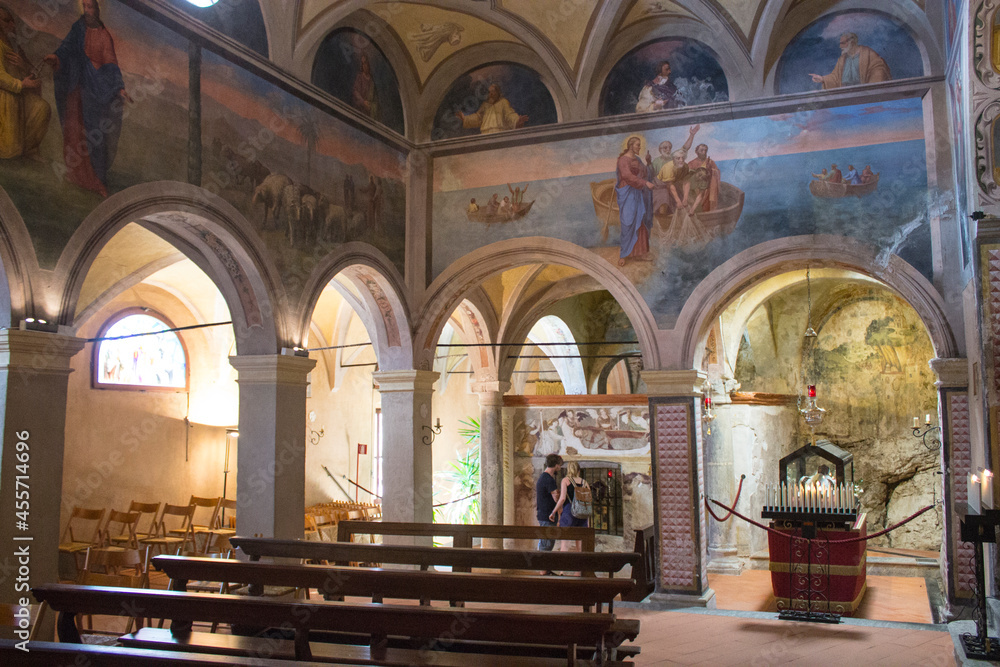 Eremo di Santa CaterinLeggiuno, Italy. The Hermitage of Santa Caterina ...