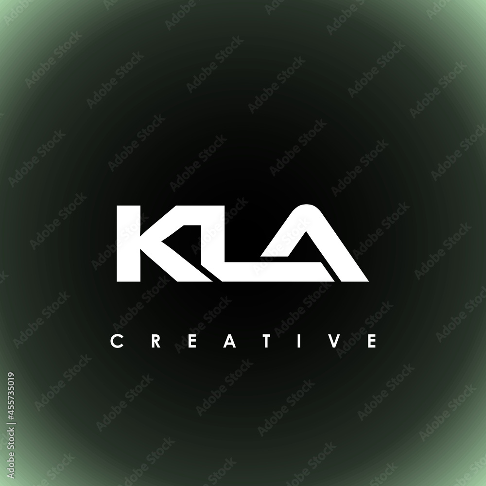 KLA Letter Initial Logo Design Template Vector Illustration Stock ...