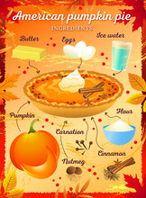 Pumpkin Pie Recipe Poster Free Stock Photo - Public Domain Pictures