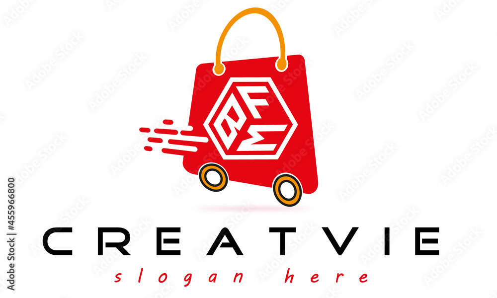e-Commerce monogram BFM letter logo design vector, business logo, icon ...