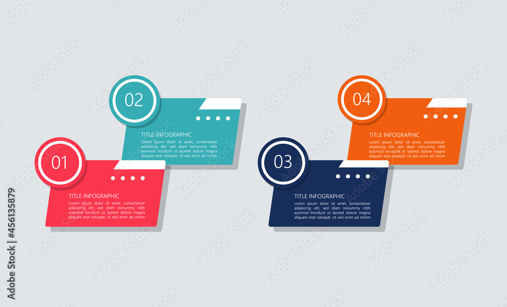 Infographic Vector label design template. Can be used for process ...