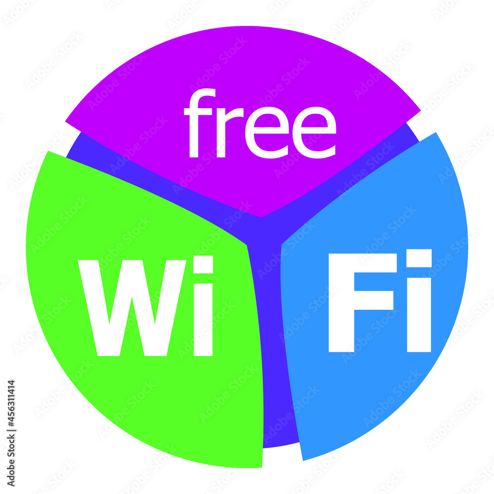 Free Wi-Fi Simple Vector Design for Icon, Symbol, and Logo. Wifi Sign ...