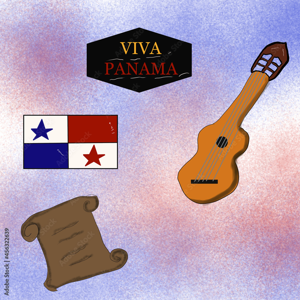 SIMBOLOS PATRIOS DE PANAMA Stock Photo | Adobe Stock