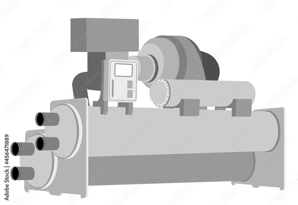 3D Chiller for BMS plant room design の Stock ベクター | Adobe Stock