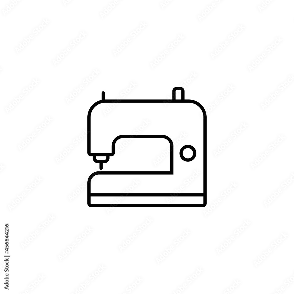 sewing machine icon template color editable. sewing machine symbol ...