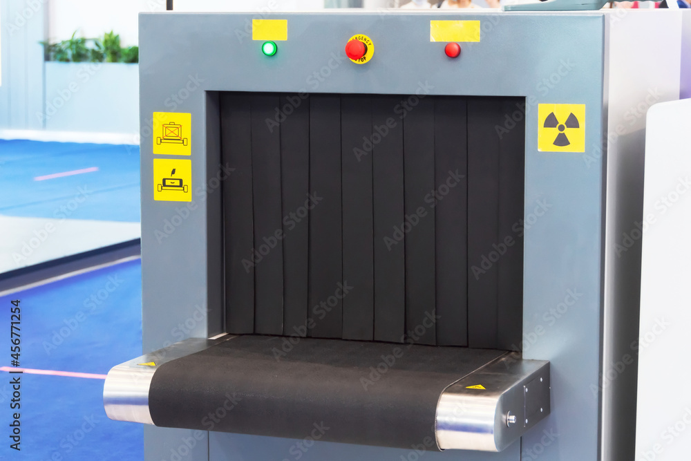 Baggage x-ray scanner airport security service scanner and conveyor ...