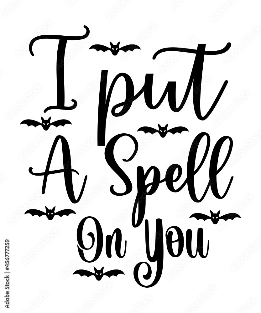 Image vectorielle Stock Hocus Pocus Svg Bundle, Hocus Pocus svg, I put ...
