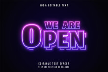 Purple Neon Open Sign Free Stock Photo - Public Domain Pictures