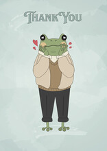 Thank You Card Frog Free Stock Photo - Public Domain Pictures