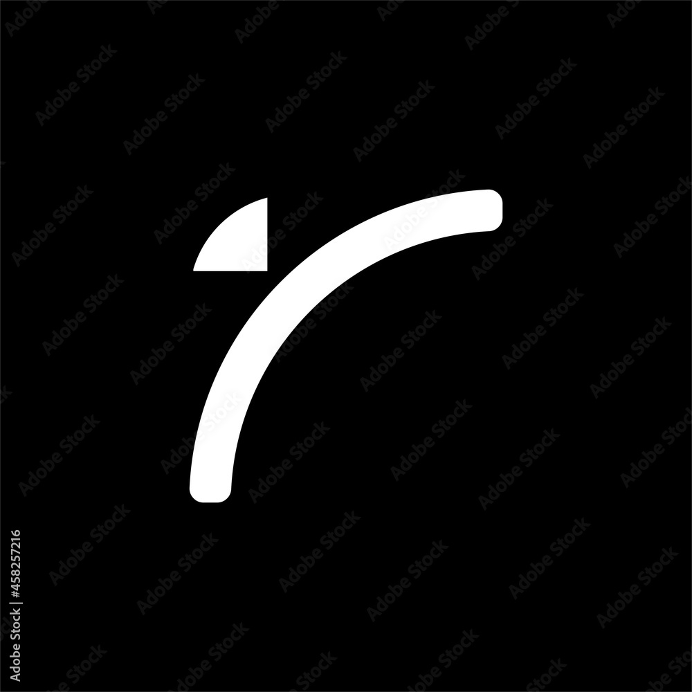 letter r logo design vector image Stock Vector | Adobe Stock