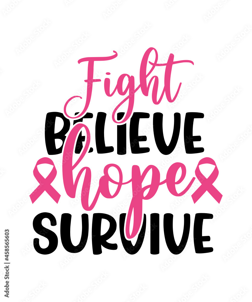 Breast Cancer Svg Bundle, Cancer Awareness Svg, Cancer Ribbon Svg, Hope ...