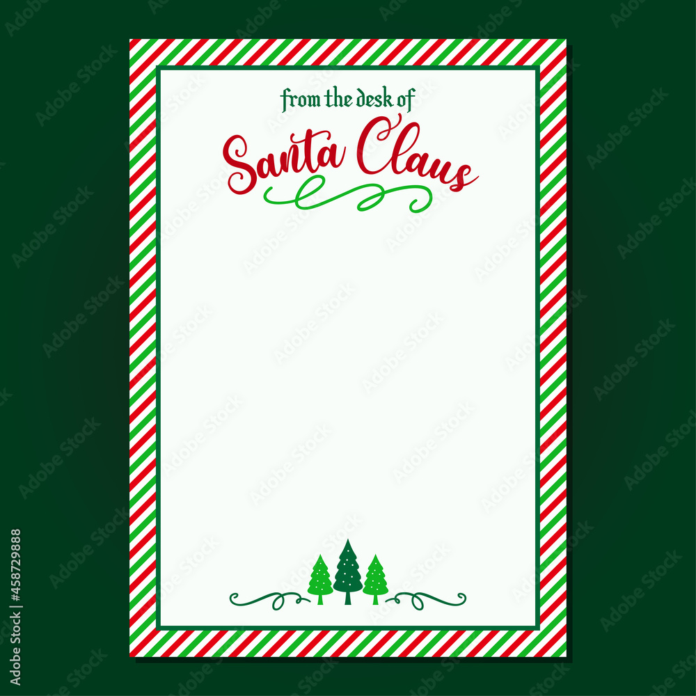 From the desk of Santa Claus - Christmas letter from Santa Claus ...