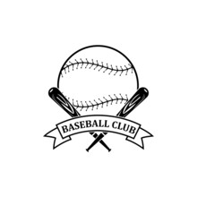 Vintage Baseball Hitter Logo Free Stock Photo - Public Domain Pictures