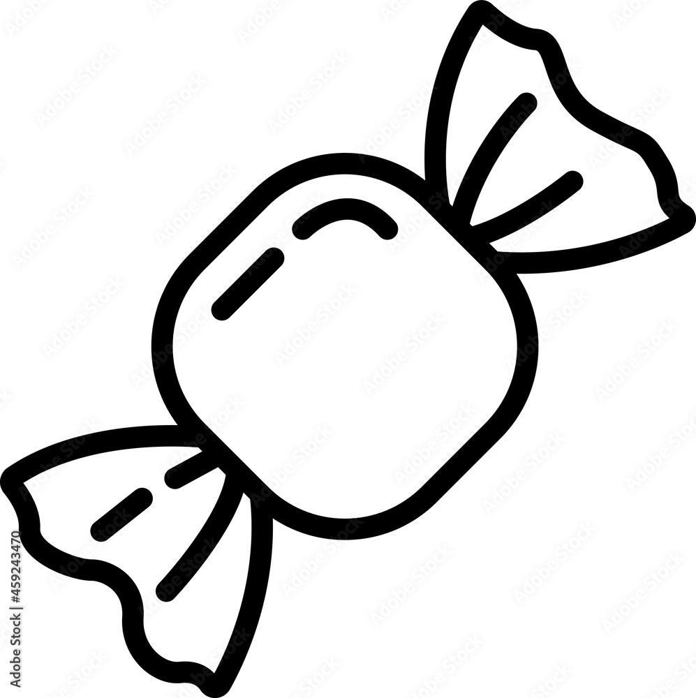 Candy Drawing Black And White