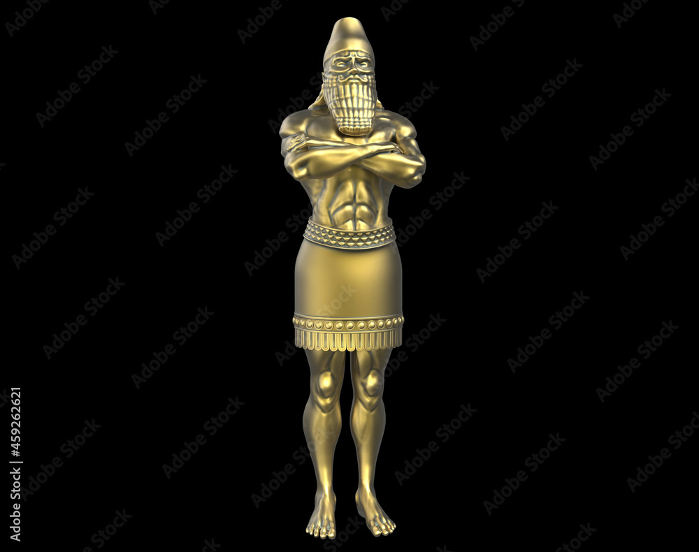 Dream Statue of King Nebuchadnezzar's Gold Golden (Daniel's Prophecies ...