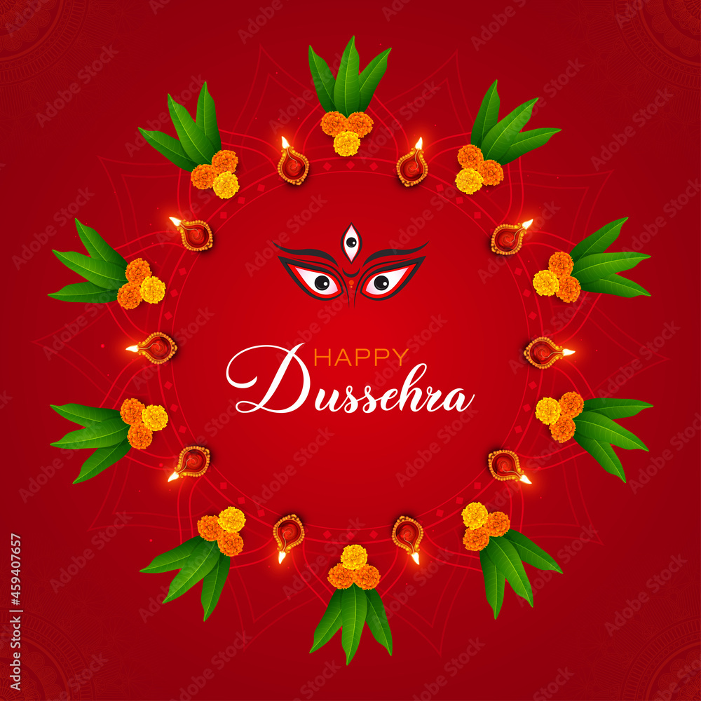 Happy Dussehra festival, Navratri, Durga Puja, Ravanna, Vijayadashami ...