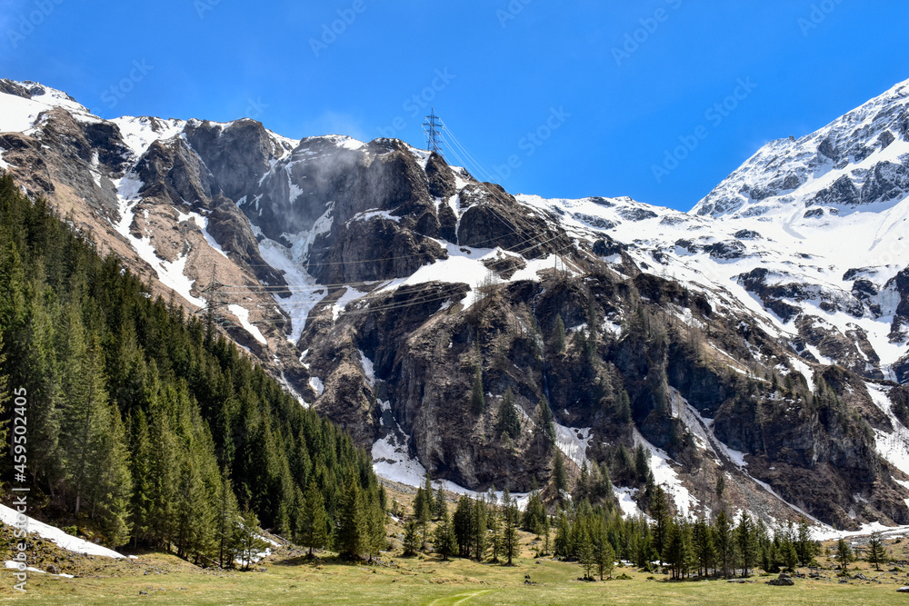 Hintersee, Salzburg, Pinzgau, Wasserfall, Schleier, Felberbach, Bach, Wasser, hoch, verwehen ...