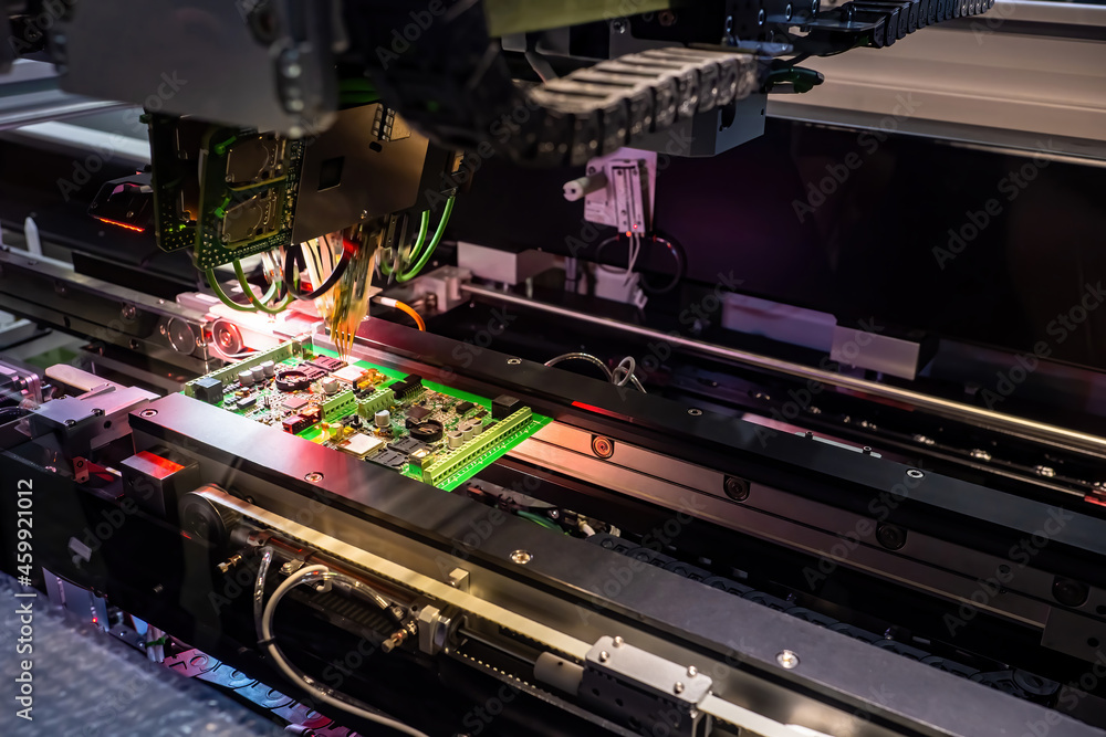 Equipment for assembly of printed circuit boards. Creation of PCB on ...