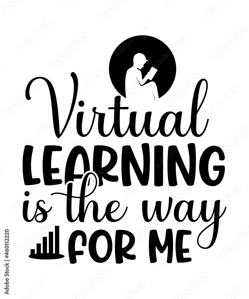 Virtual Learning SVG Bundle, SVG files for Cricut, svg designs, svg cut ...