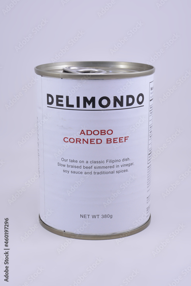 Delimondo adobo corned beef in Manila, Philippines の Stock フォト | Adobe ...