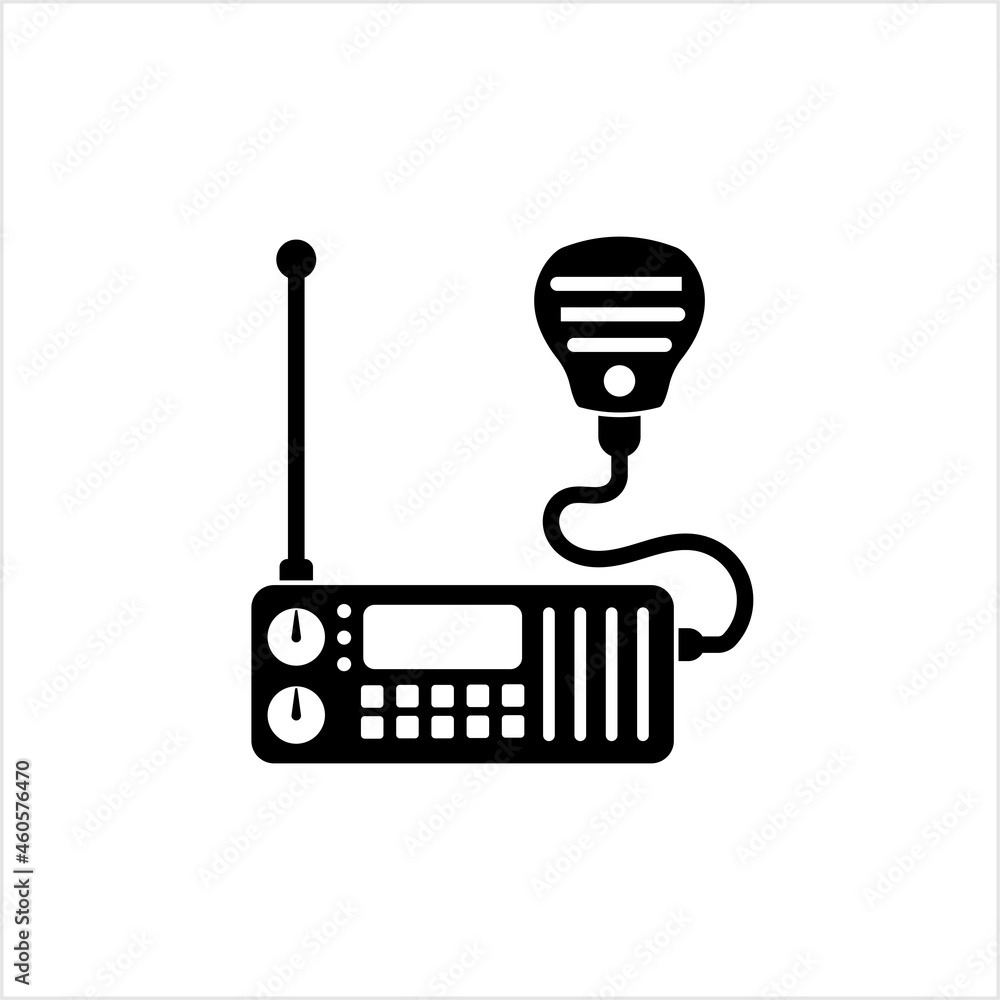 Ham Radio Icon, Amateur Radio Icon, Wireless Radio Frequency Message ...