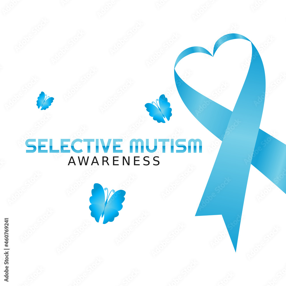 vector graphic of selective mutism awareness good for selective mutism ...