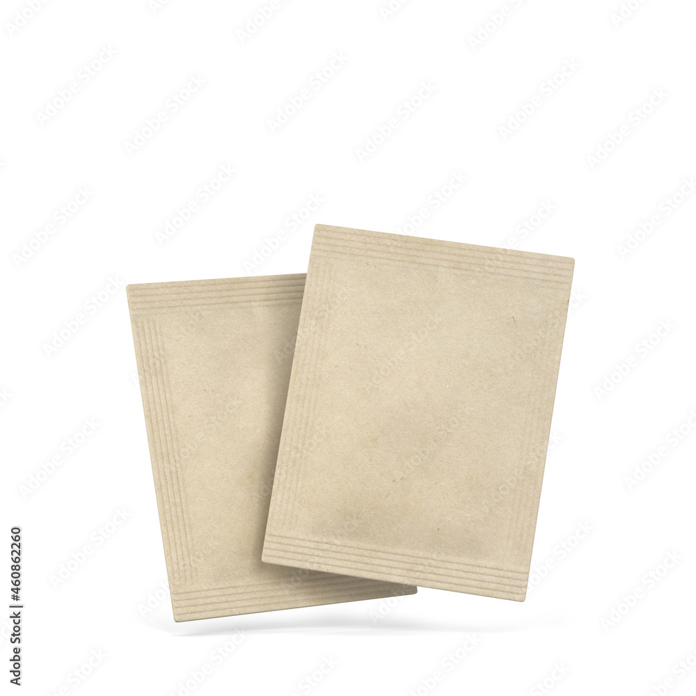 Blank sachet packaging mockup Stock Illustration | Adobe Stock