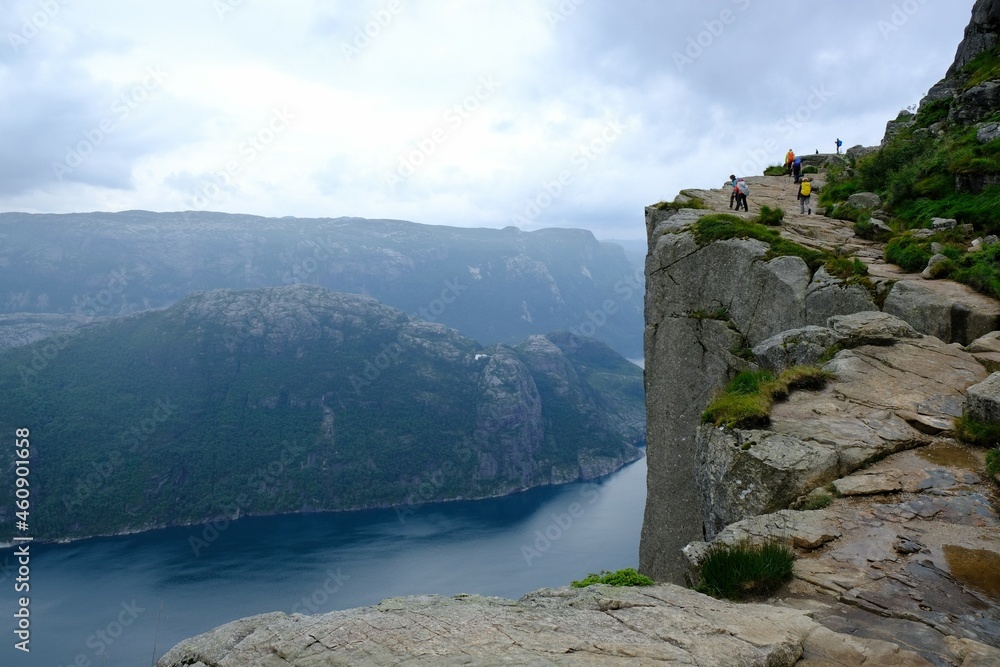 Preikestolen (Prekestolen, Pulpit Rock), Norway - circa July 2020 ...