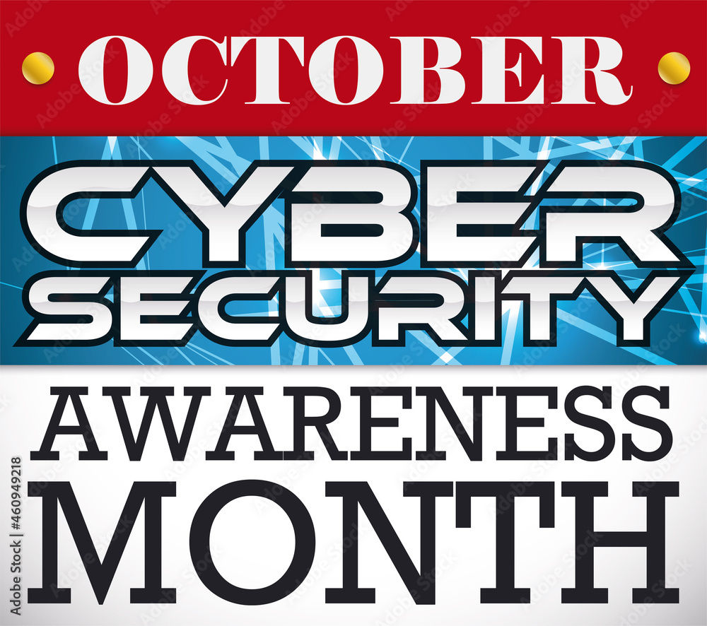 Vector de Stock Calendar and Digital Screen Labels promoting Cyber ...