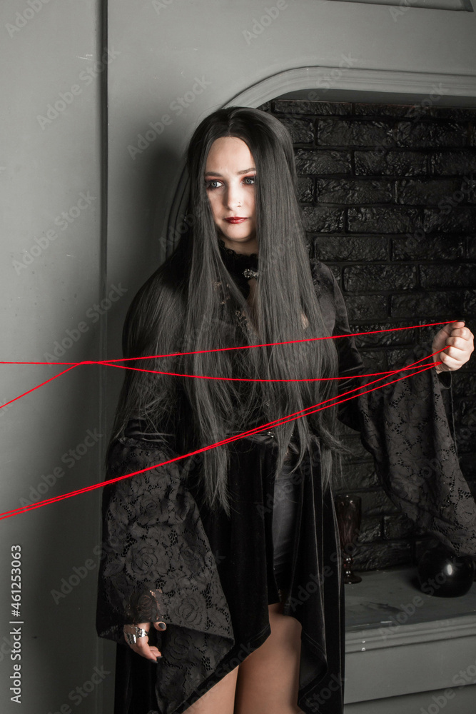 Witchcraft, magic. Halloween stories beautiful young sexy witch ...