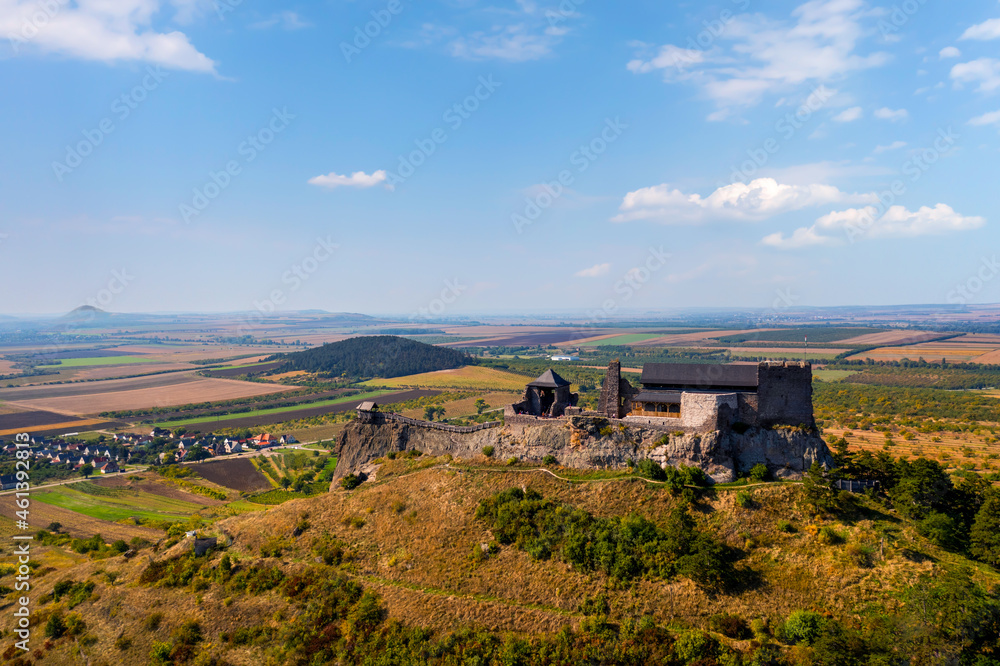 Castle of Boldogko in Hungary. Medival fort in Zemplen mountins in ...