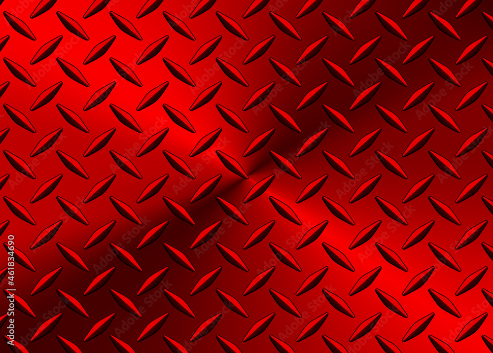 Red polished steel texture background, shiny radial chrome metallic ...