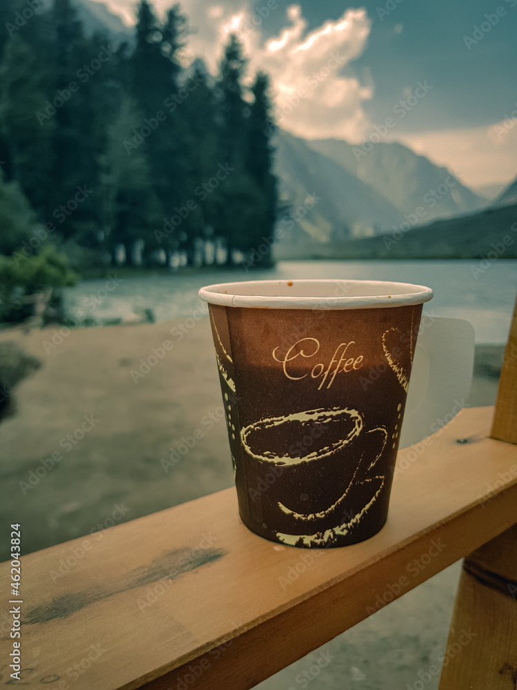 Stock-Foto „Saifullah Lake is an alpine glacial lake located to the ...