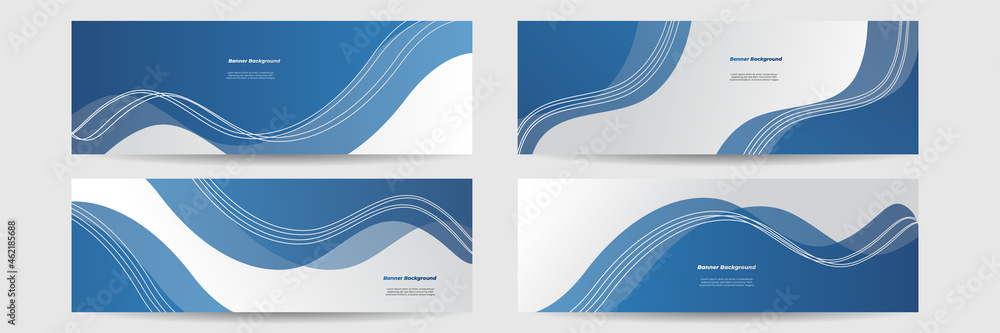 Conference vector template. Abstract dotted blue background for IT ...