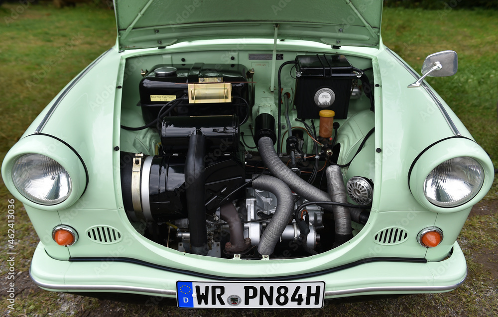 Trabant P-50 Motor Stock Photo | Adobe Stock