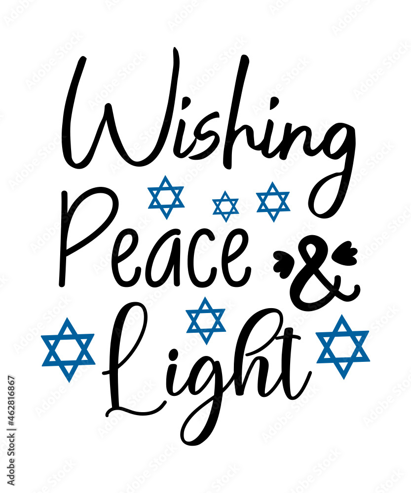 Image vectorielle Stock Hanukkah svg, Jewish svg files for Cricut ...