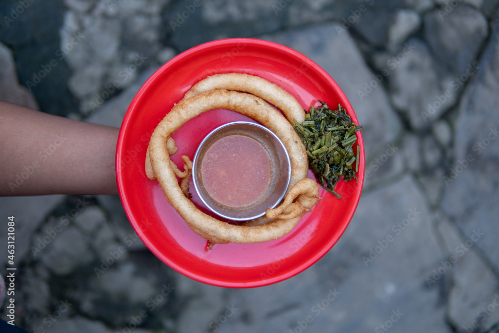 Rice bread - Traditional bread of Nepal Stock Photo | Adobe Stock