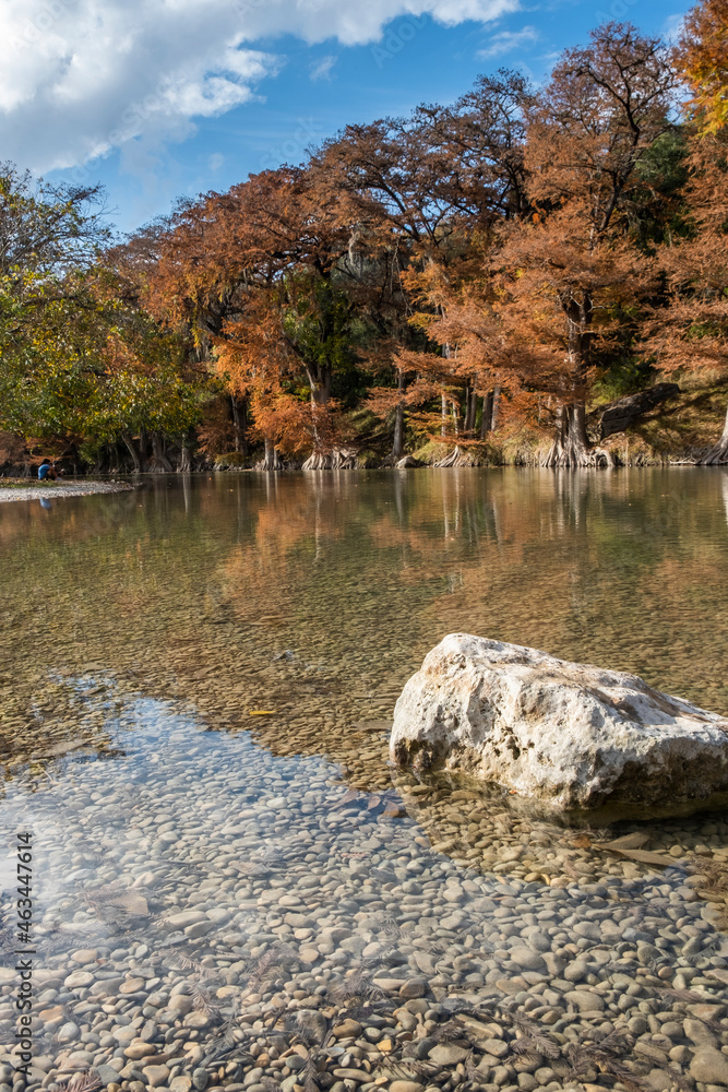 Landscapes of Texas Hill Country in the fall, autumn, season changing ...