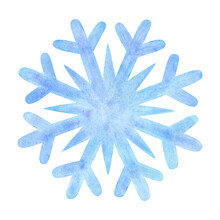 Cute Blue Snowflake Free Stock Photo - Public Domain Pictures