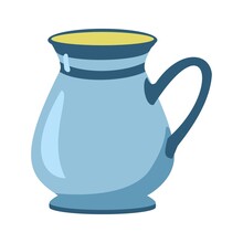 Blue Pitchers Illustration Free Stock Photo - Public Domain Pictures